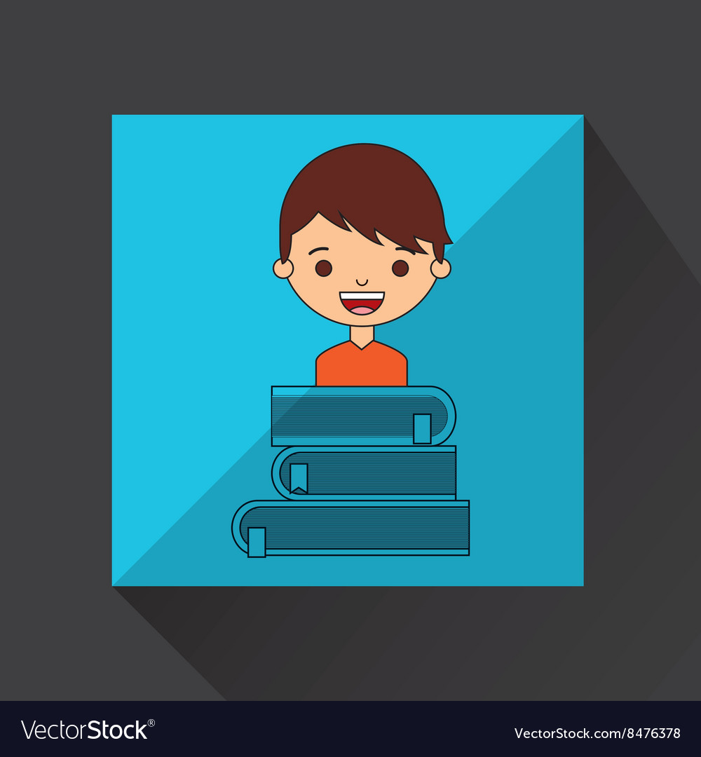 Young students design Royalty Free Vector Image