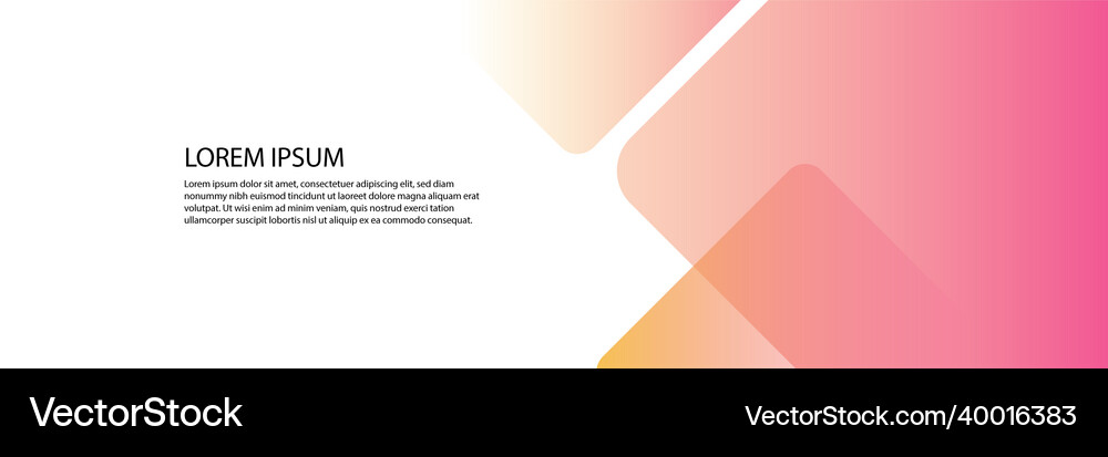 Abstract orange banner design web template set Vector Image