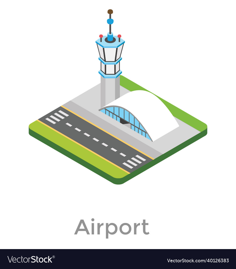 Airport Royalty Free Vector Image - VectorStock