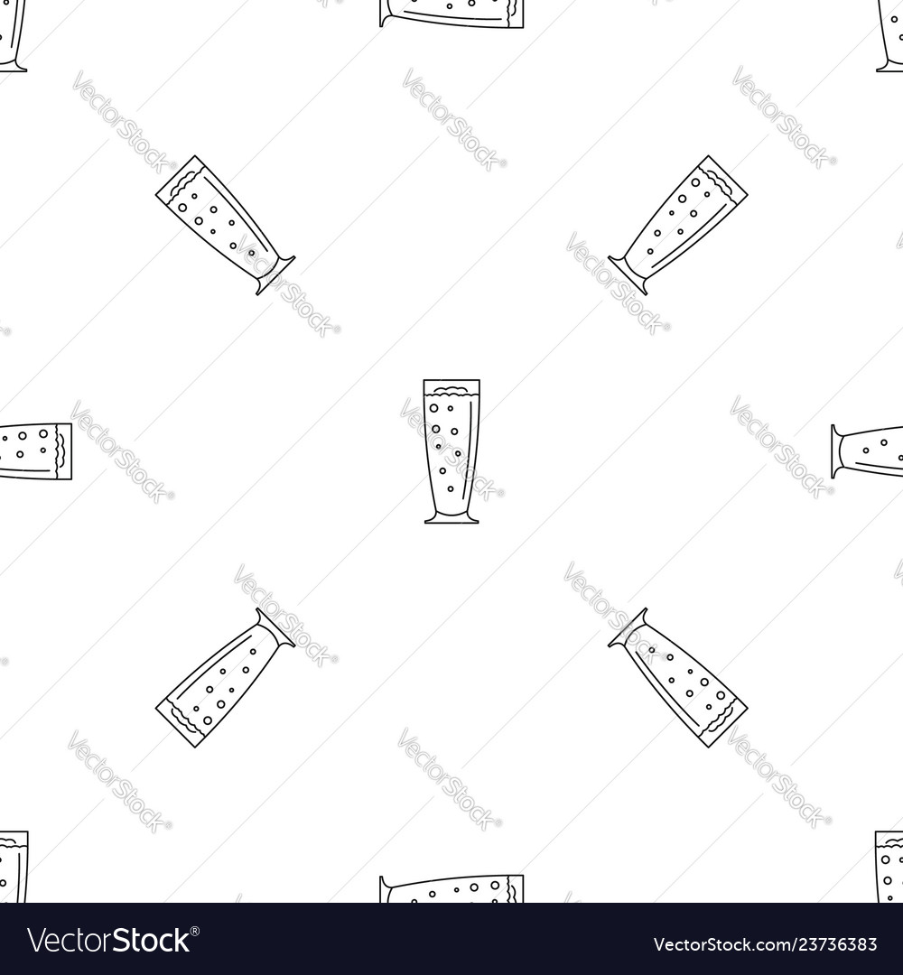 Cherry smoothie pattern seamless Royalty Free Vector Image