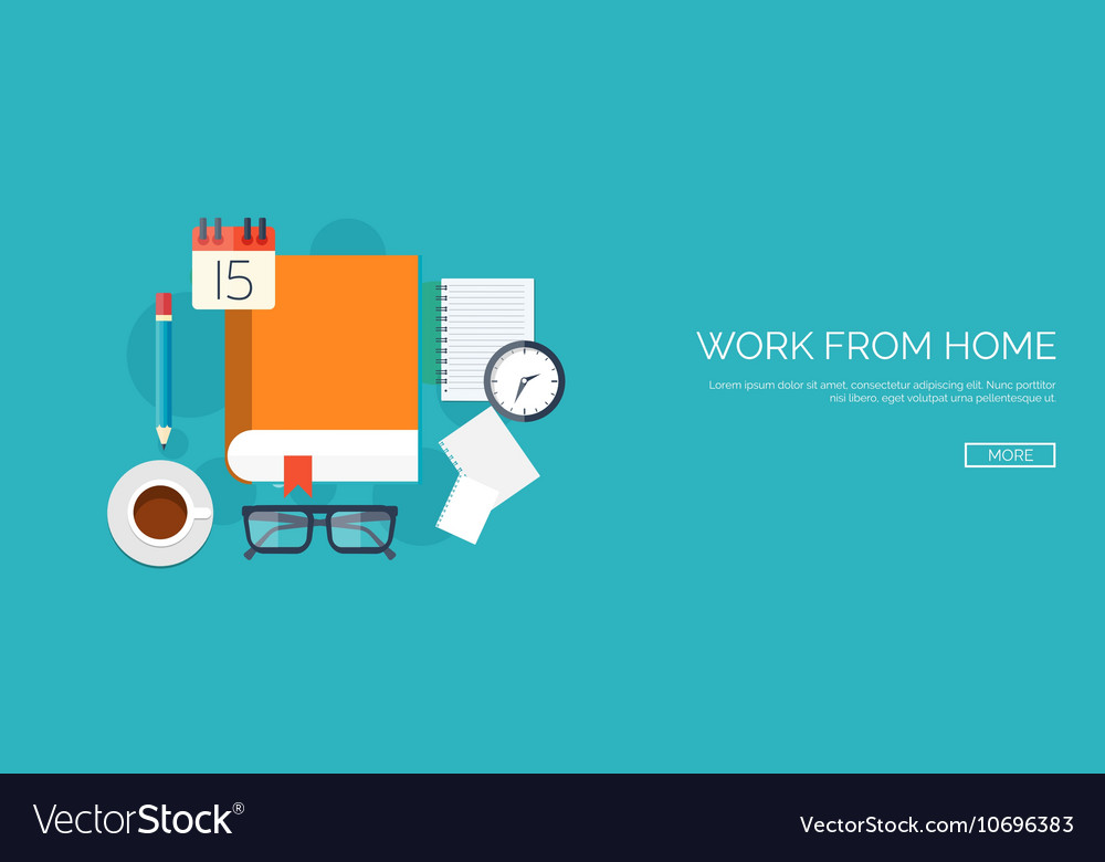 Flat backgrounds set Royalty Free Vector Image