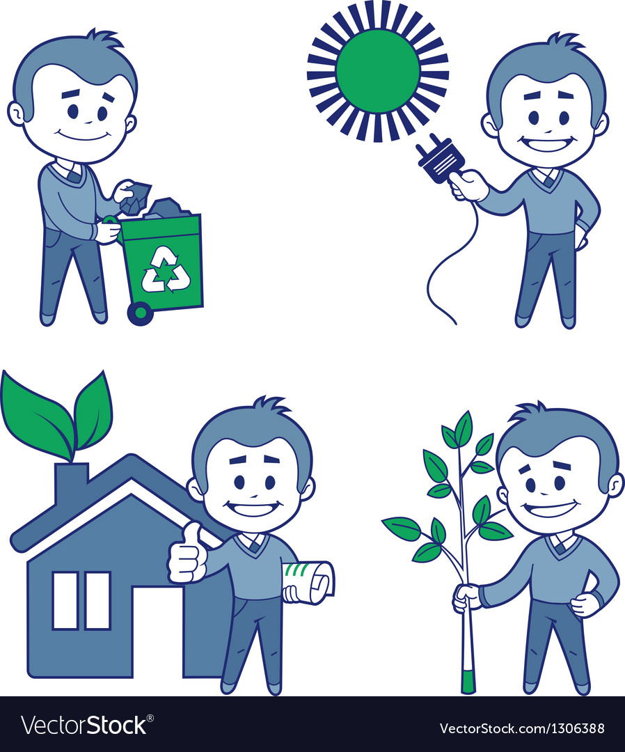 Ecologist Royalty Free Vector Image - VectorStock