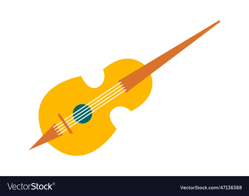 Violin Musical Instrument Royalty Free Vector Image