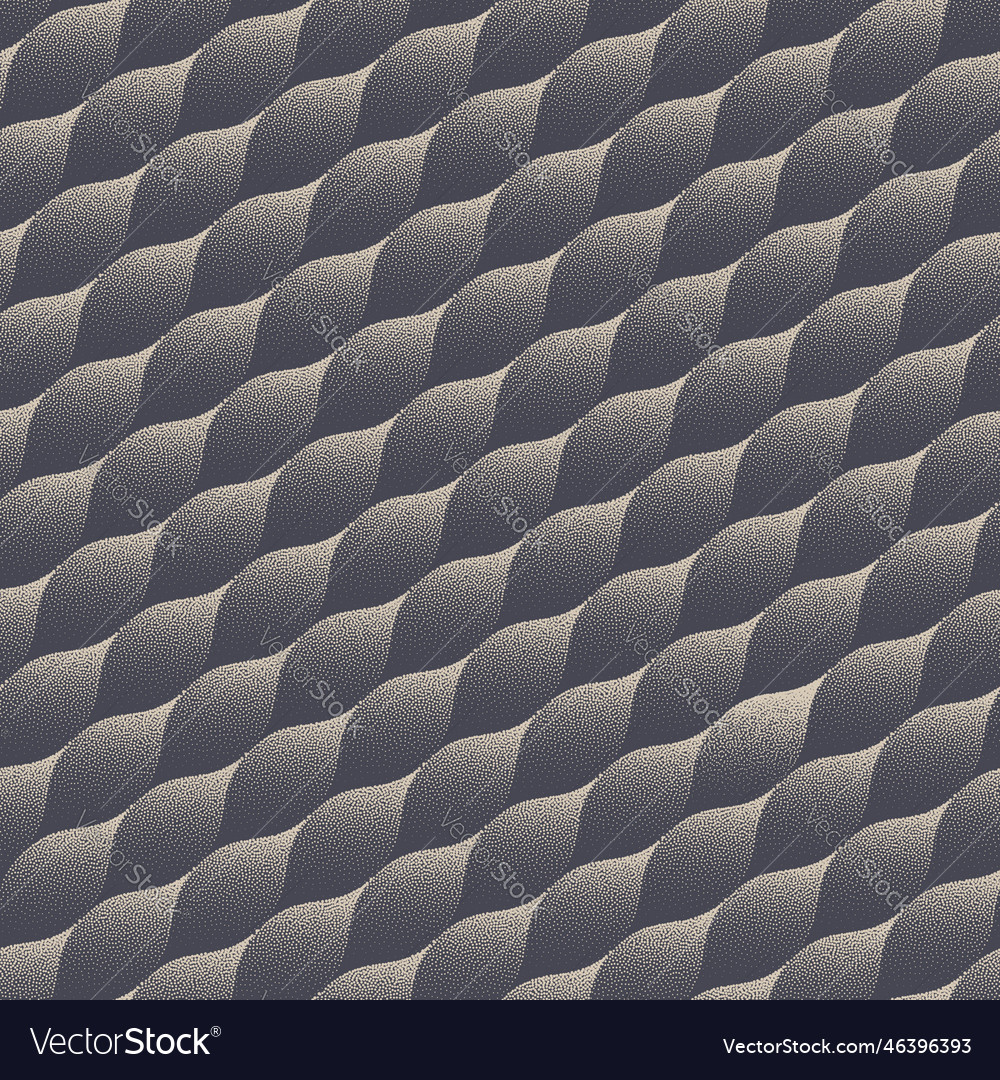 Tilted Scales Structure Seamless Pattern Stipple Vector Image