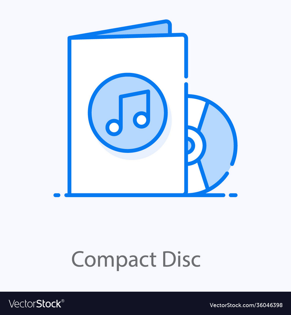 Compact disc Royalty Free Vector Image - VectorStock