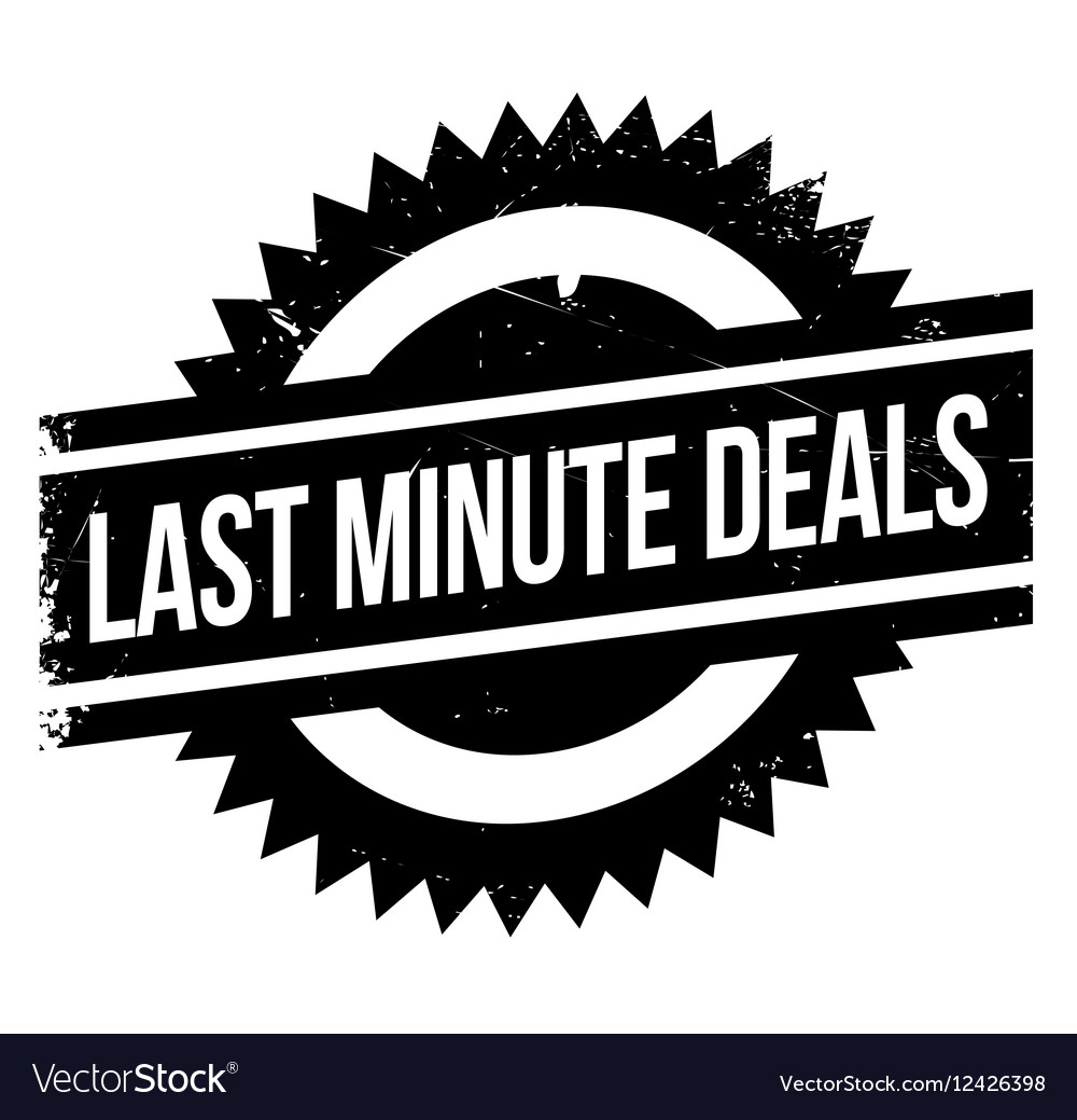 Last minute deals rubber stamp Royalty Free Vector Image Last minute deals rubber stamp Royalty Free Vector Image