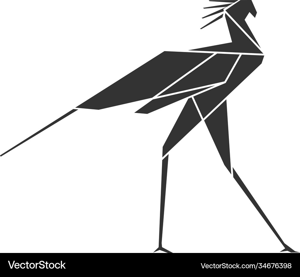 Secretary Bird Logo Consider: The Secretarybird