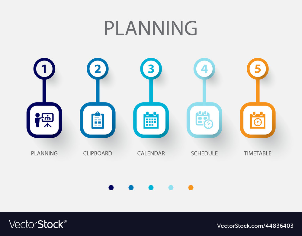 Planning clipboard calendar schedule timetable Vector Image Planning clipboard calendar schedule timetable Vector Image