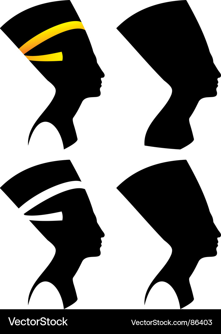 Silhouette head Royalty Free Vector Image - VectorStock