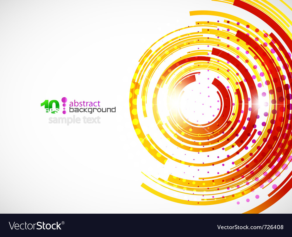 Abstract technology circle background Royalty Free Vector
