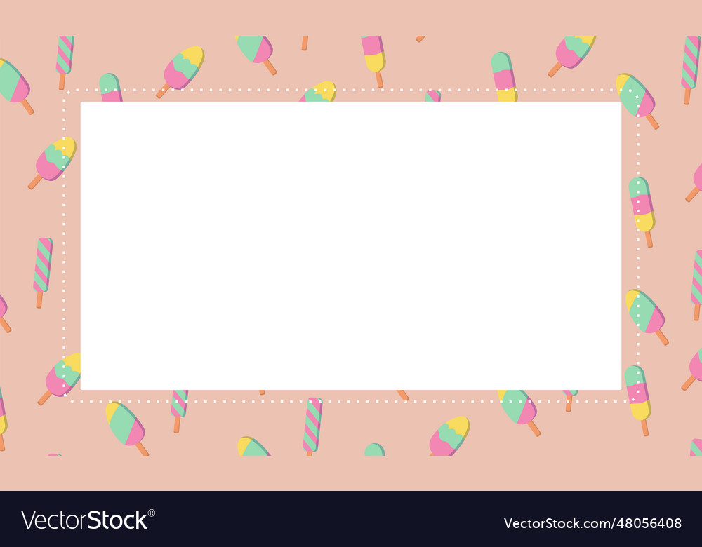 Cute background design template Royalty Free Vector Image