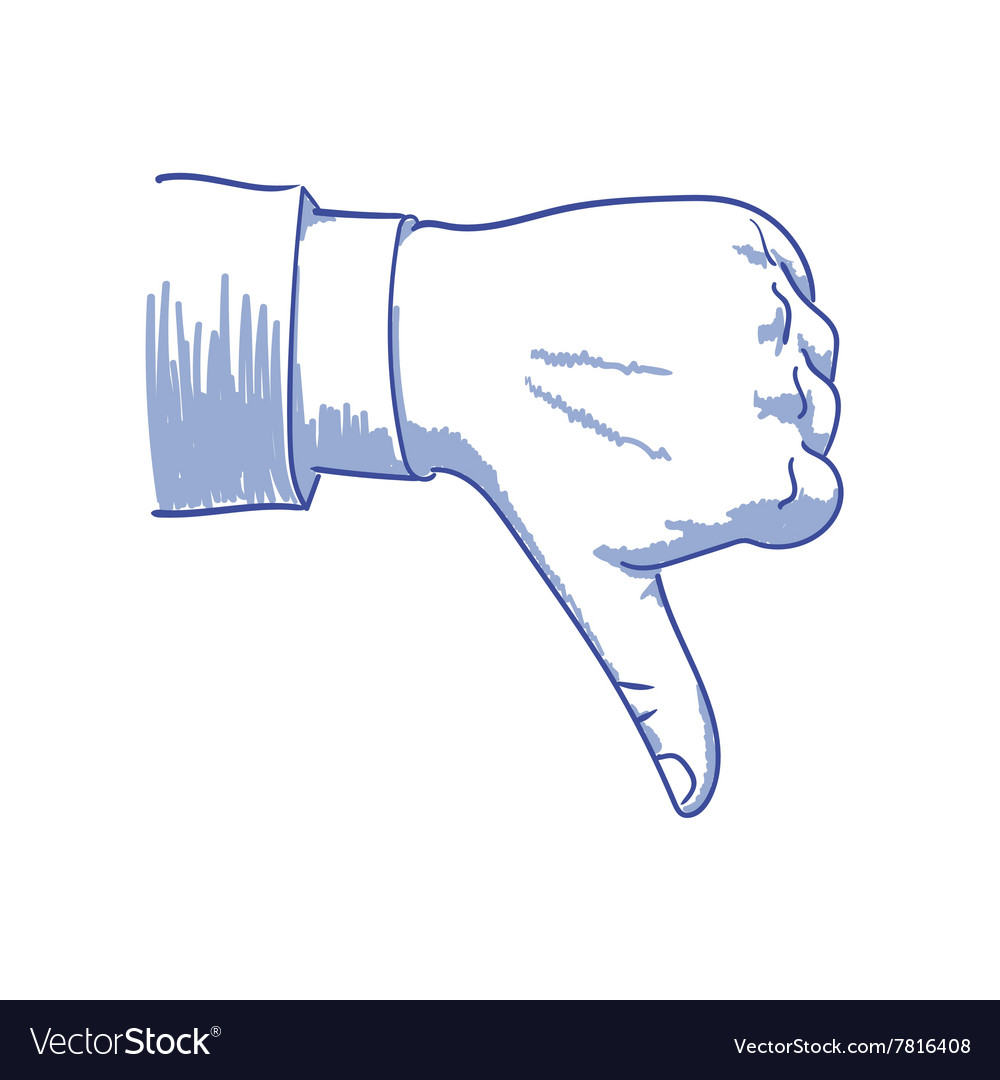 Dislike Royalty Free Vector Image - VectorStock