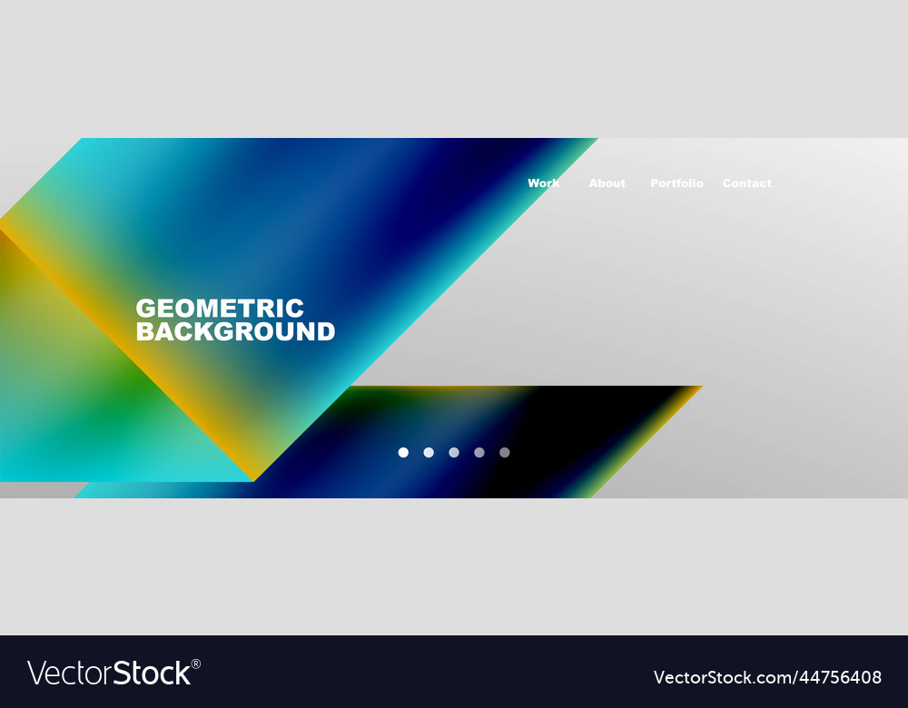 Dynamic lines triangles rectangles geometric Vector Image