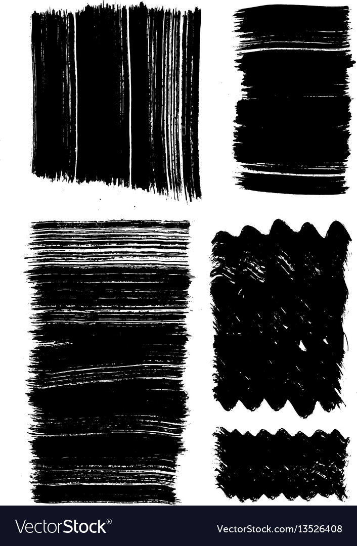 Hand-drawn ink collection Royalty Free Vector Image