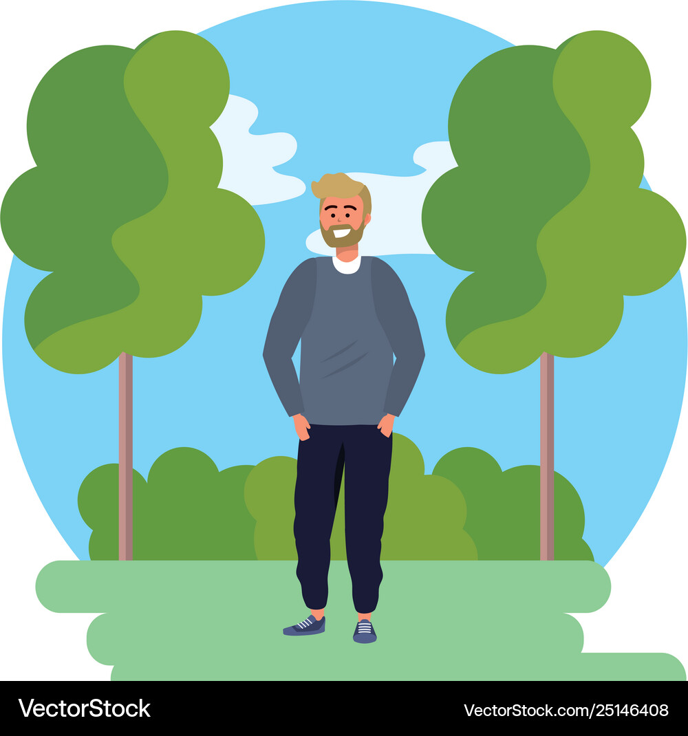 Millennial person stylish outfit background frame Vector Image