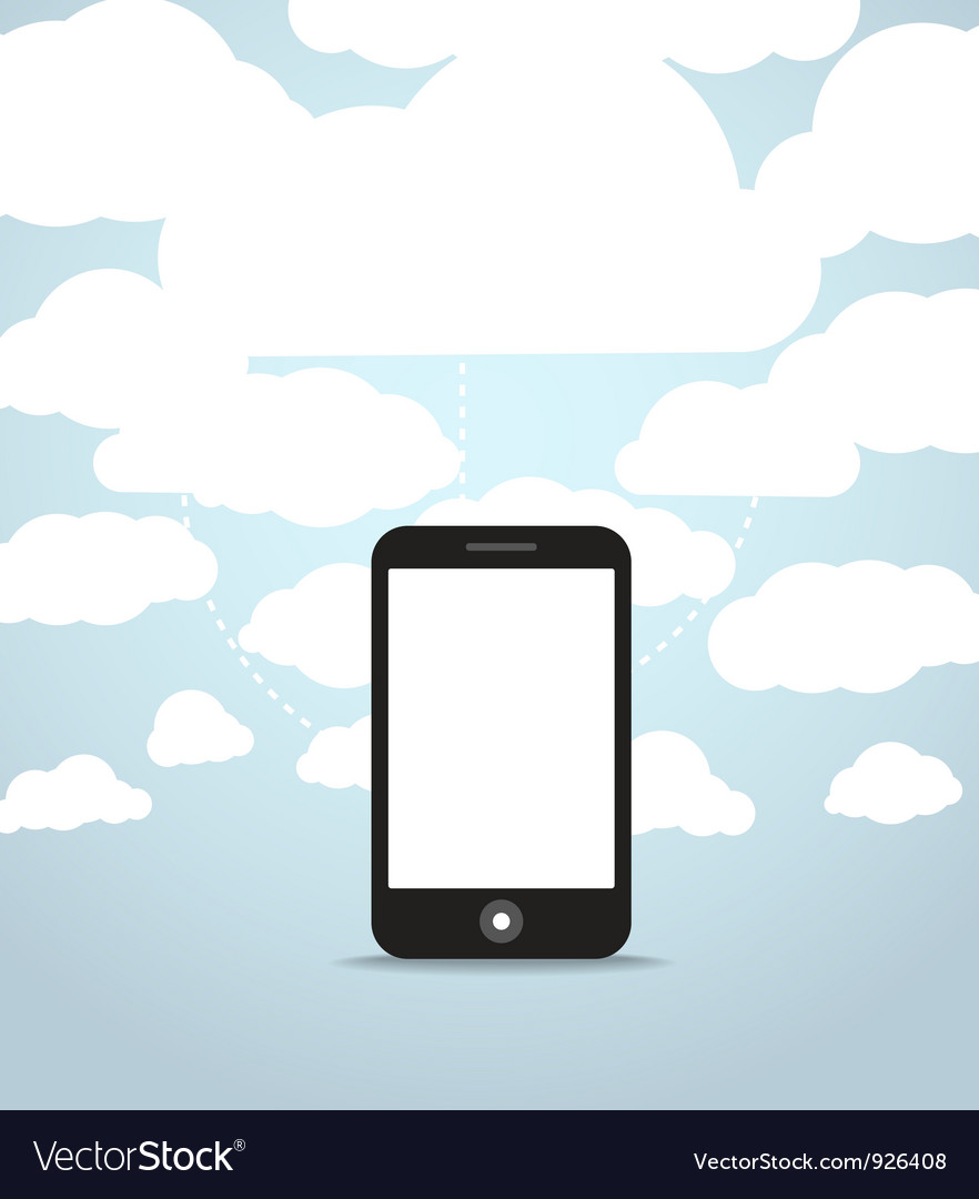 Mobile phone Royalty Free Vector Image - VectorStock