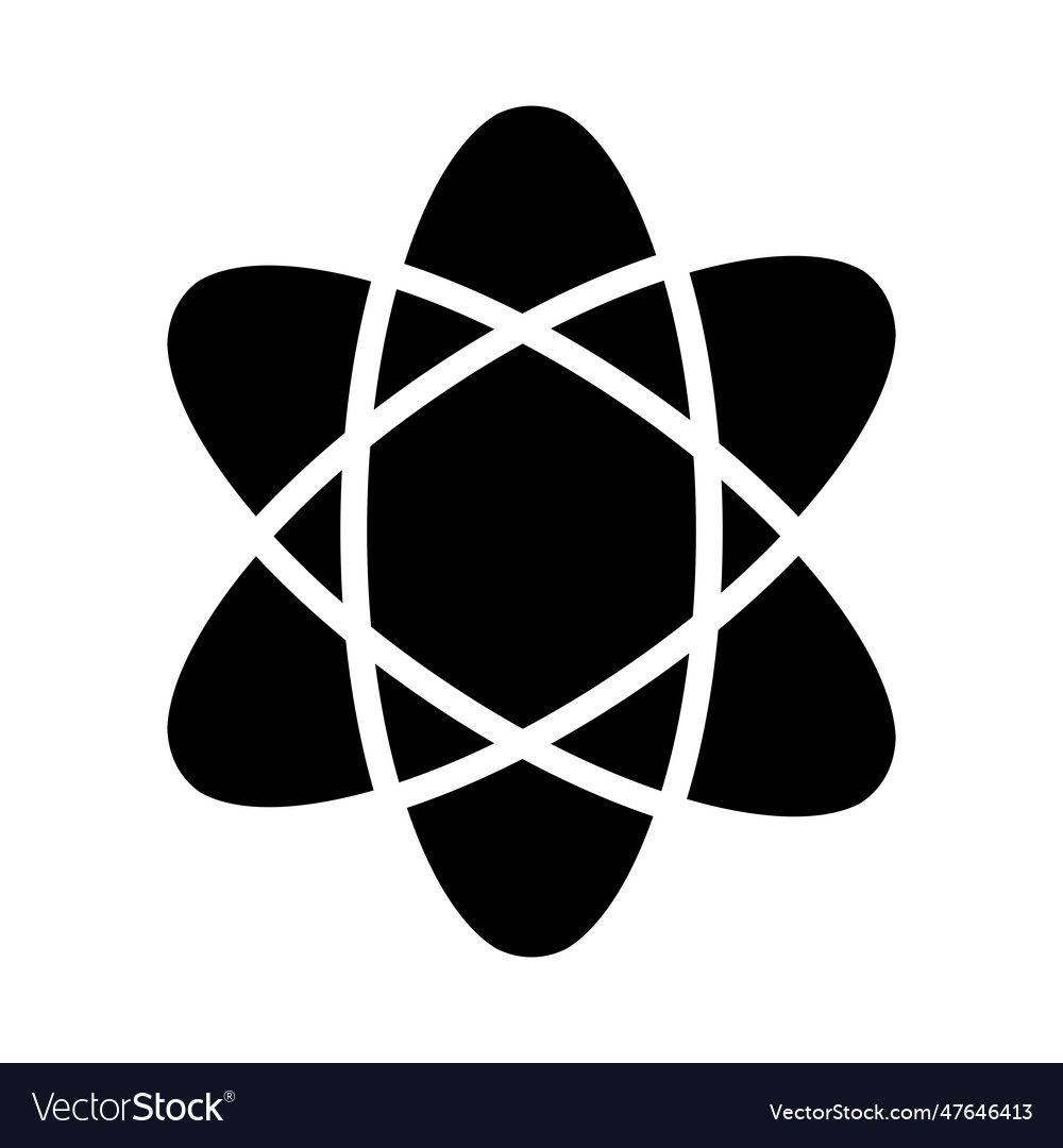 Atom icon Royalty Free Vector Image - VectorStock