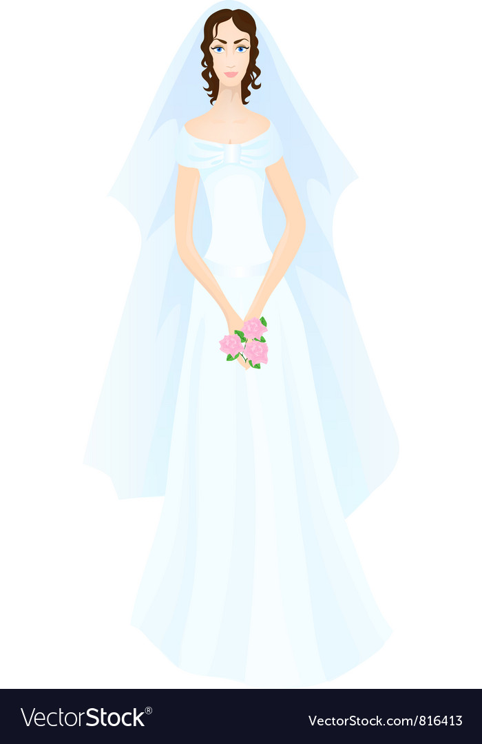 Bride Royalty Free Vector Image - VectorStock