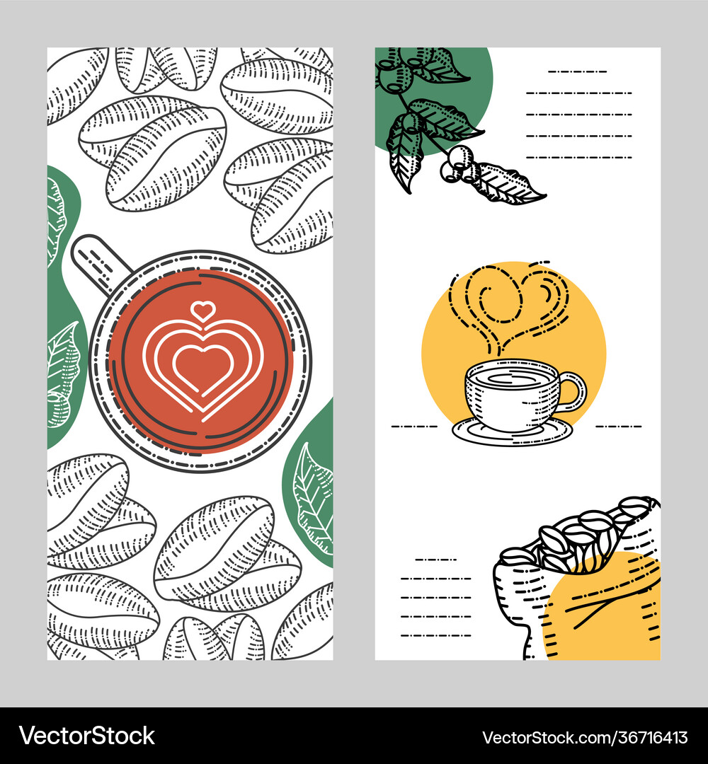 Coffee shop poster Royalty Free Vector Image - VectorStock