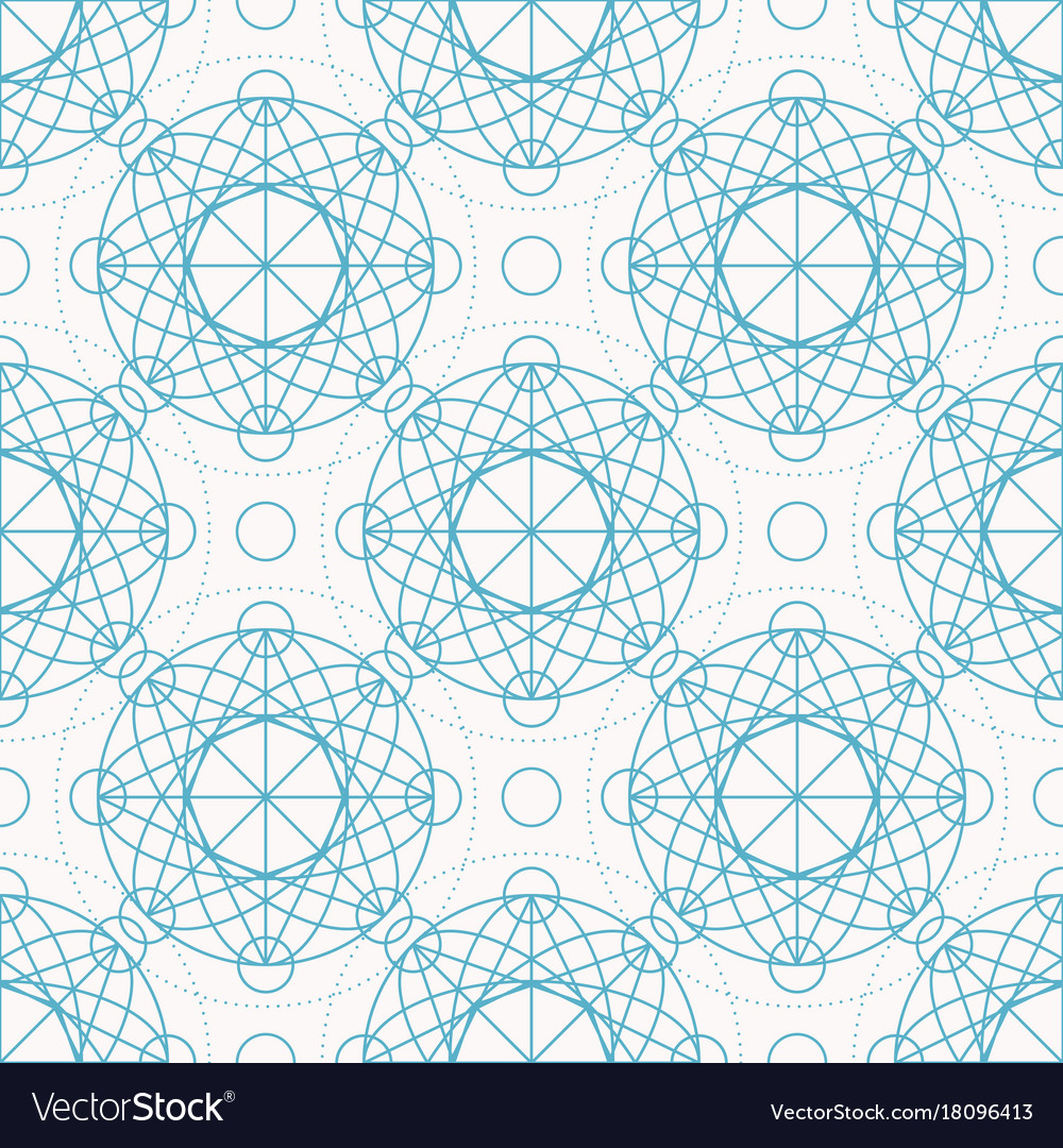 Geometry seamless pattern Royalty Free Vector Image
