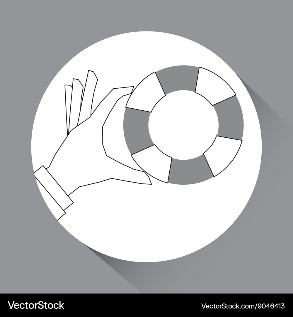 Graphic design of insurance editable Royalty Free Vector