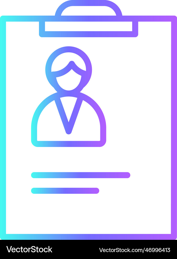 Outsource business people icon with blue duotone Vector Image