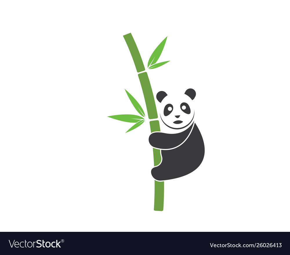 Panda logo icon Royalty Free Vector Image - VectorStock