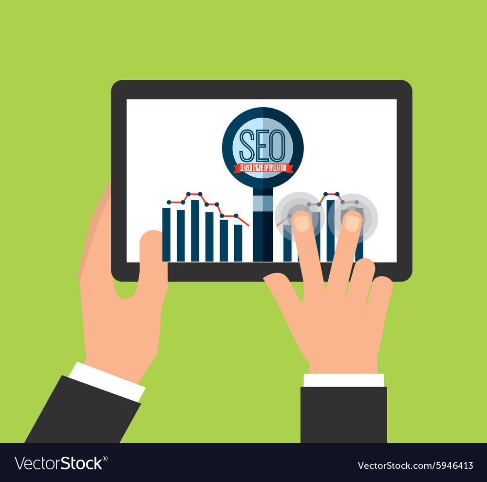 Seo concept Royalty Free Vector Image - VectorStock