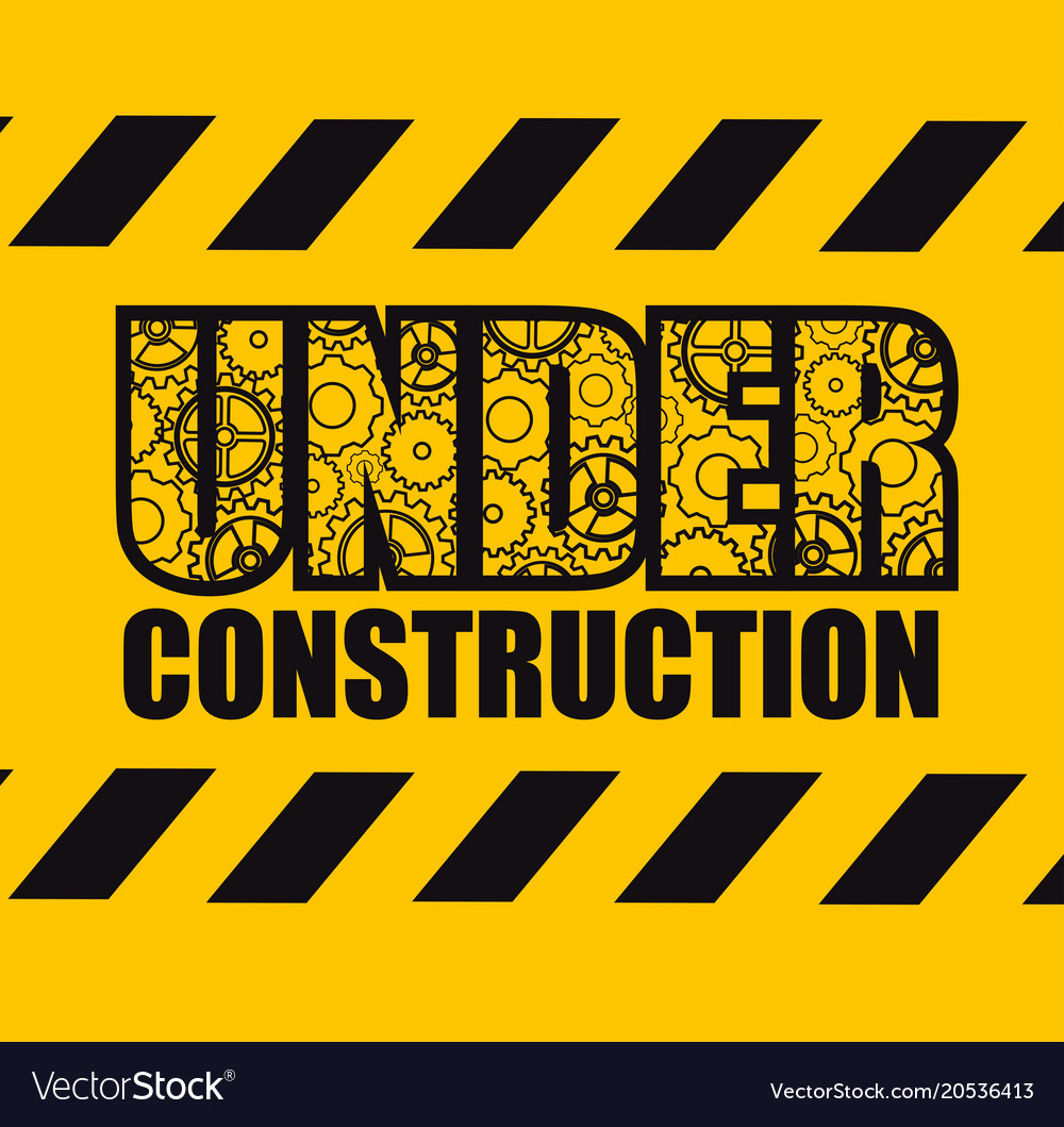 Under construction design Royalty Free Vector Image