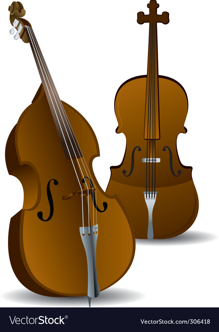 Cellos Royalty Free Vector Image - VectorStock