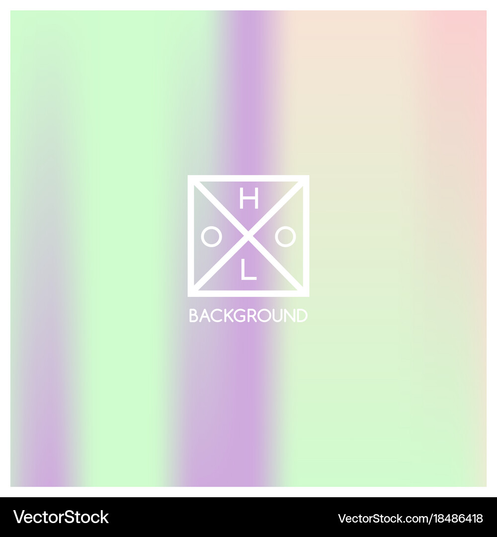 Holographic background holo sparkly cover Vector Image