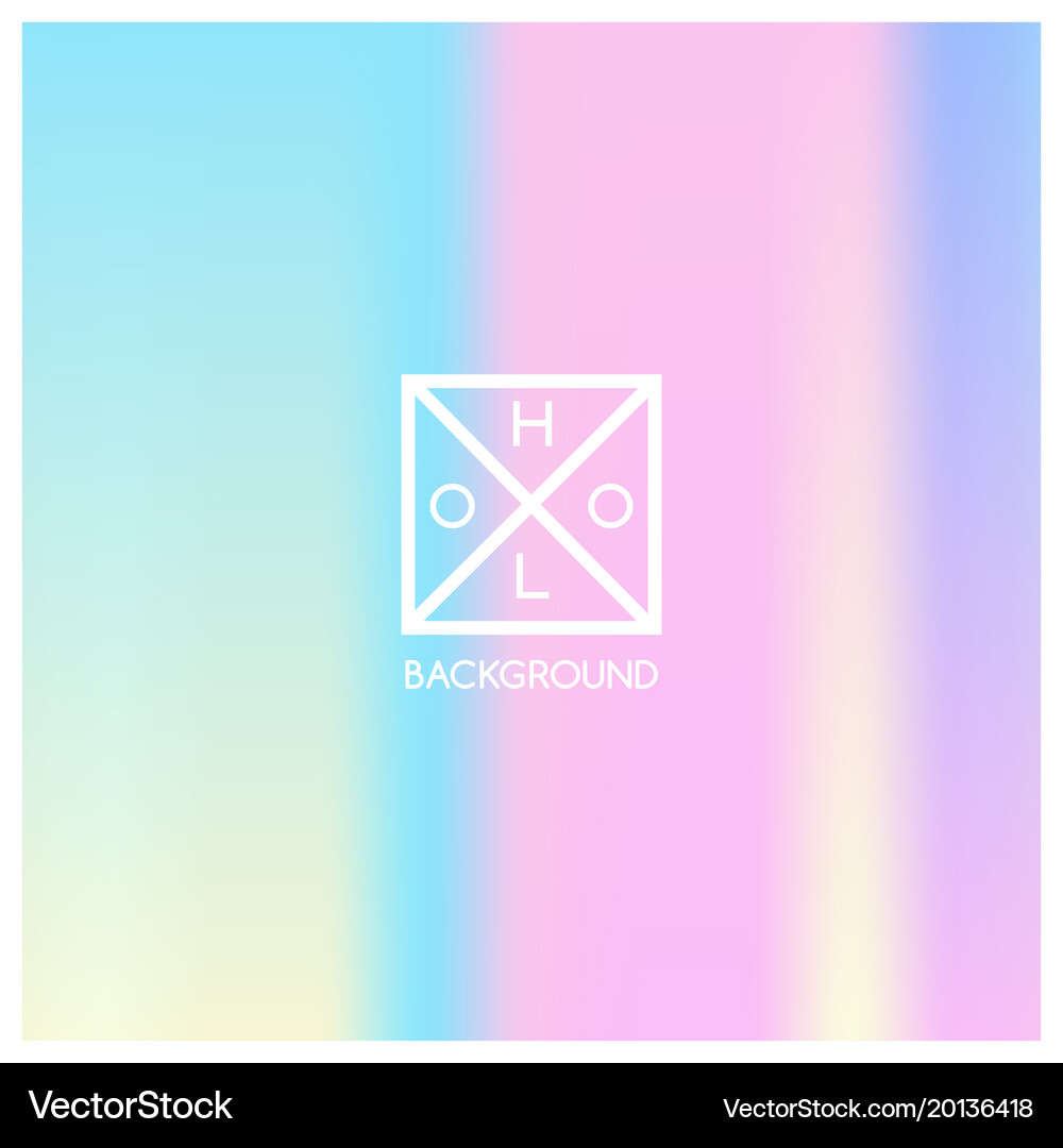 Holographic background holo sparkly cover Vector Image