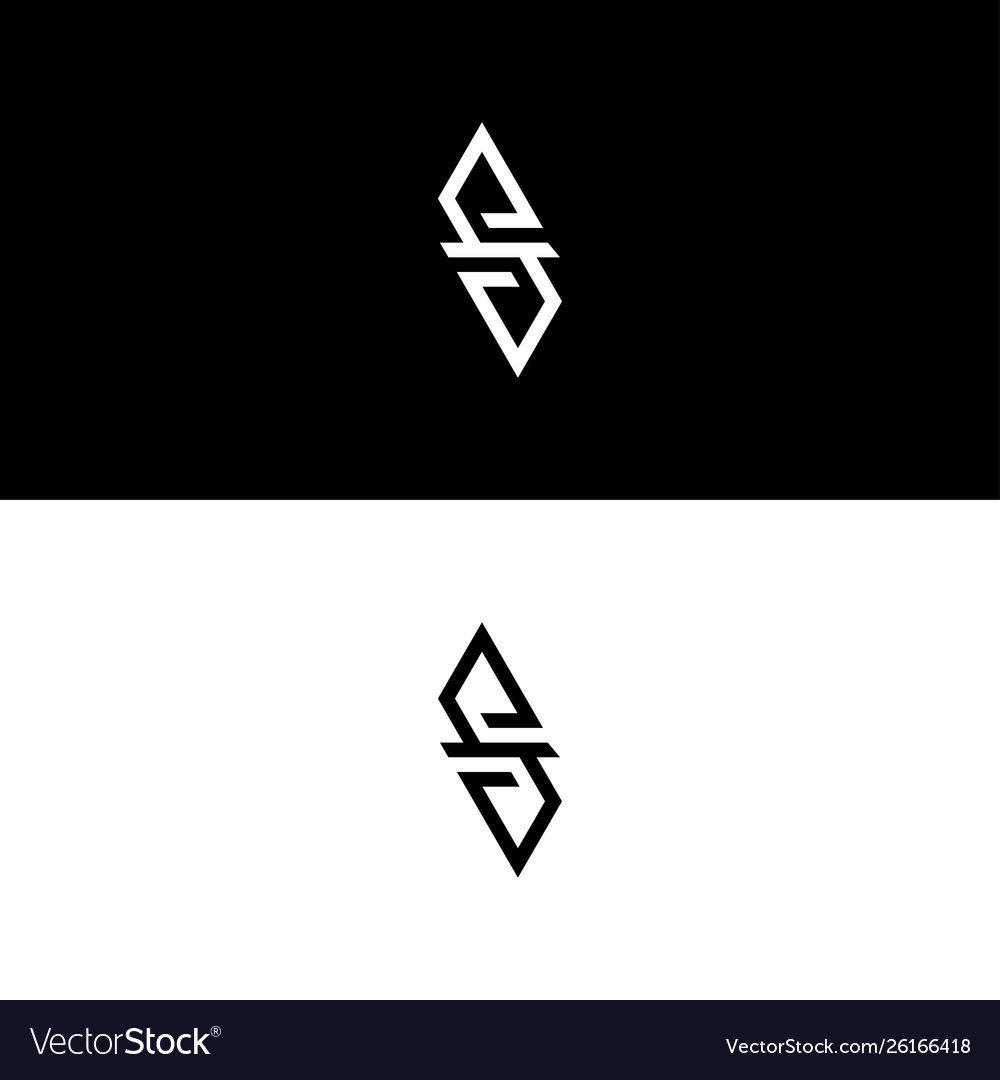 Initial s logo template Royalty Free Vector Image