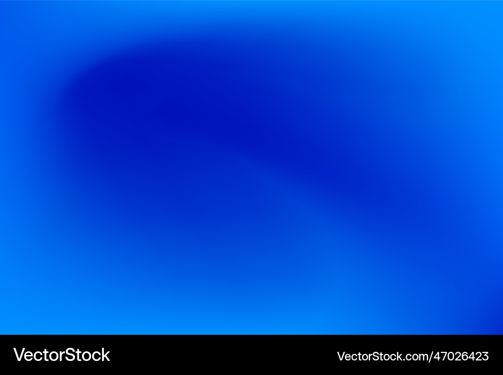 Soft and smooth blue color abstract banner Vector Image