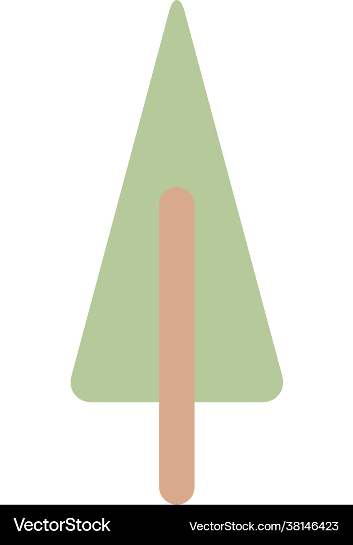 Tree icon symbol for nature ecology and Royalty Free Vector