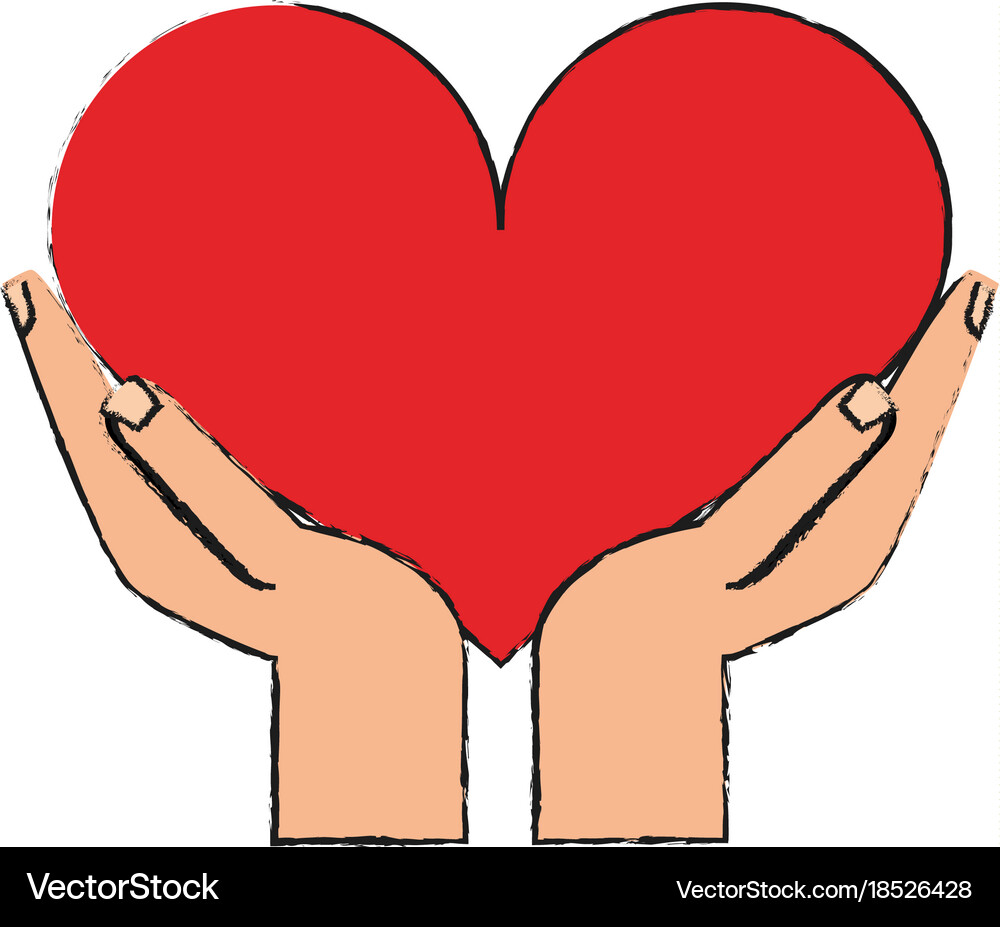 Heart medical symbol Royalty Free Vector Image