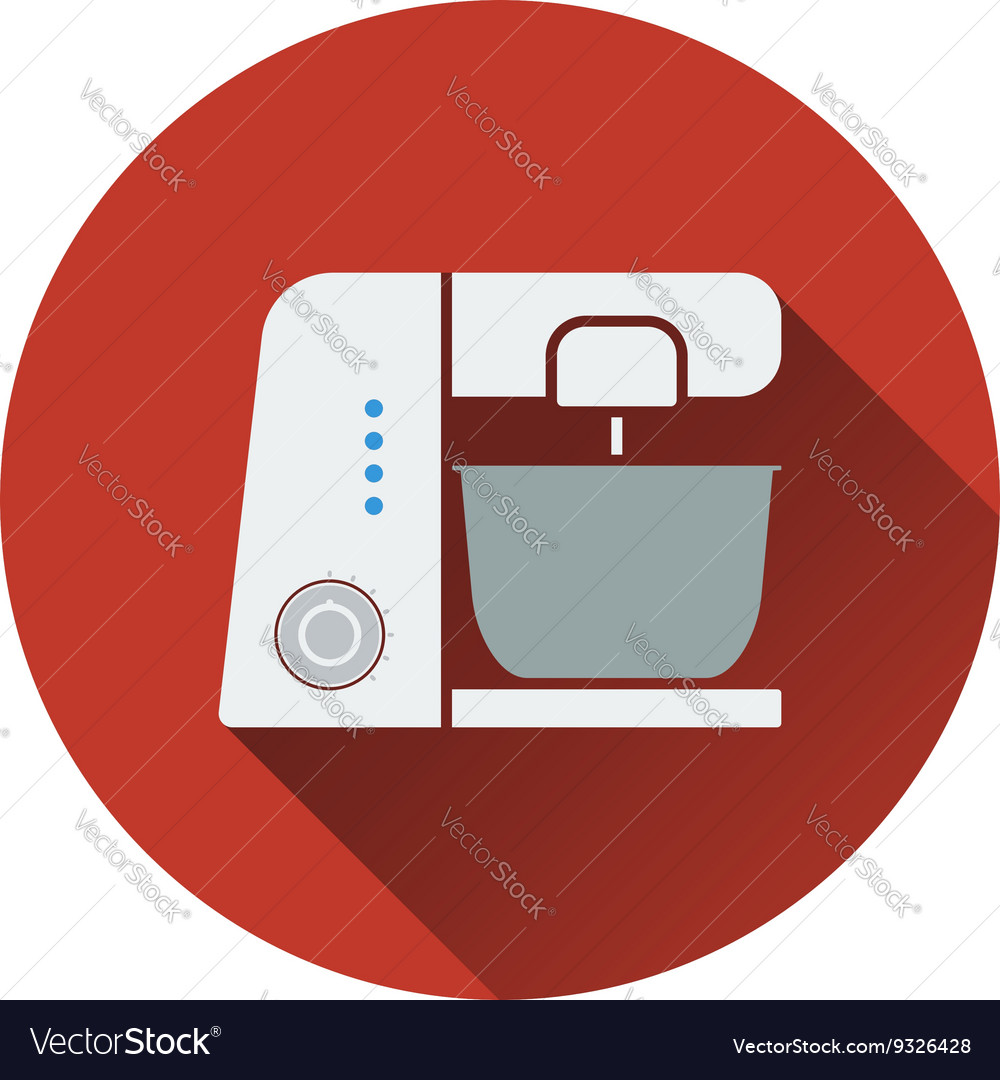 Kitchen food processor icon Royalty Free Vector Image