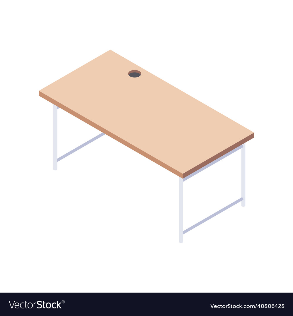 Work table desk composition Royalty Free Vector Image