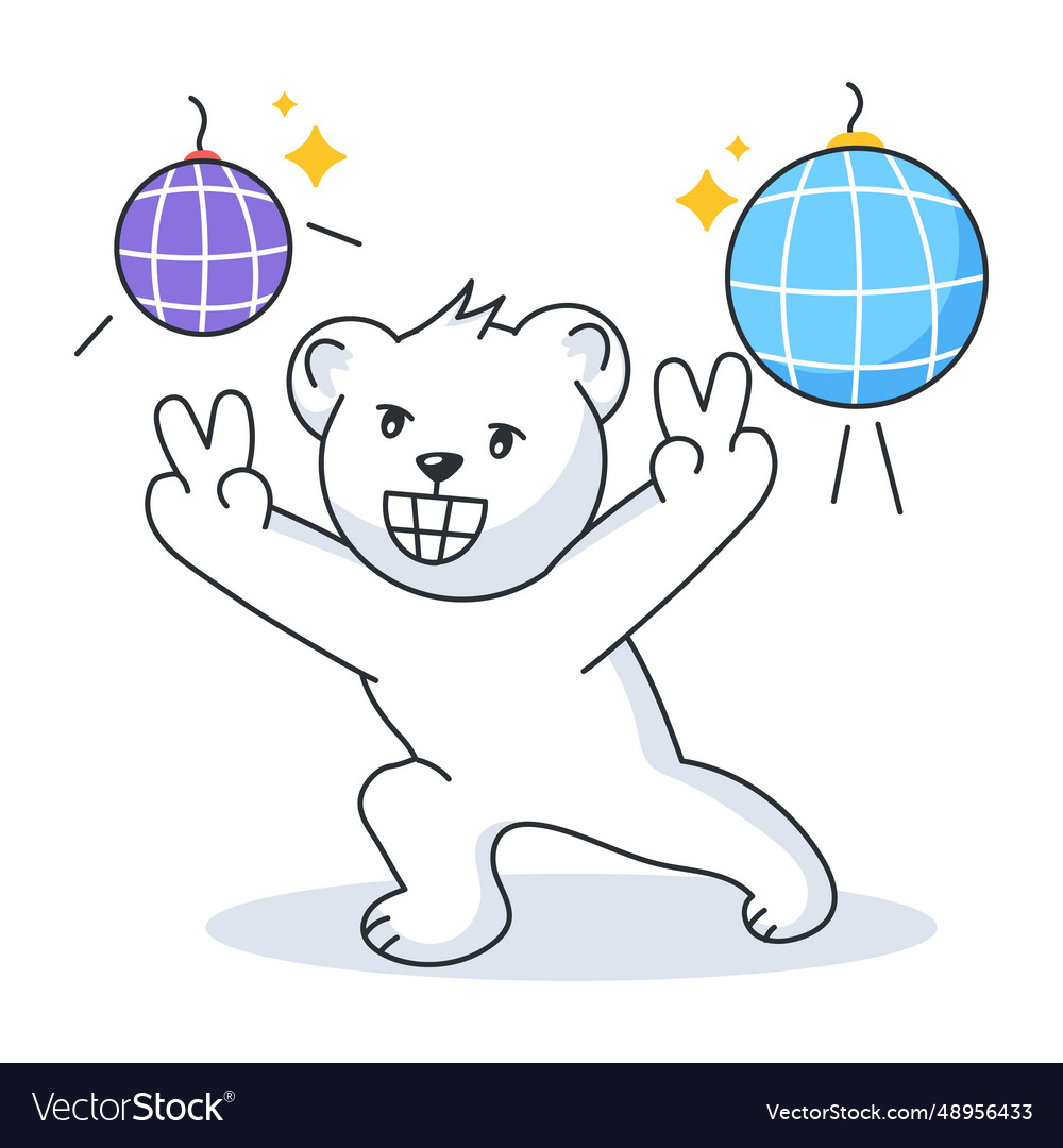 Disco dance Royalty Free Vector Image - VectorStock