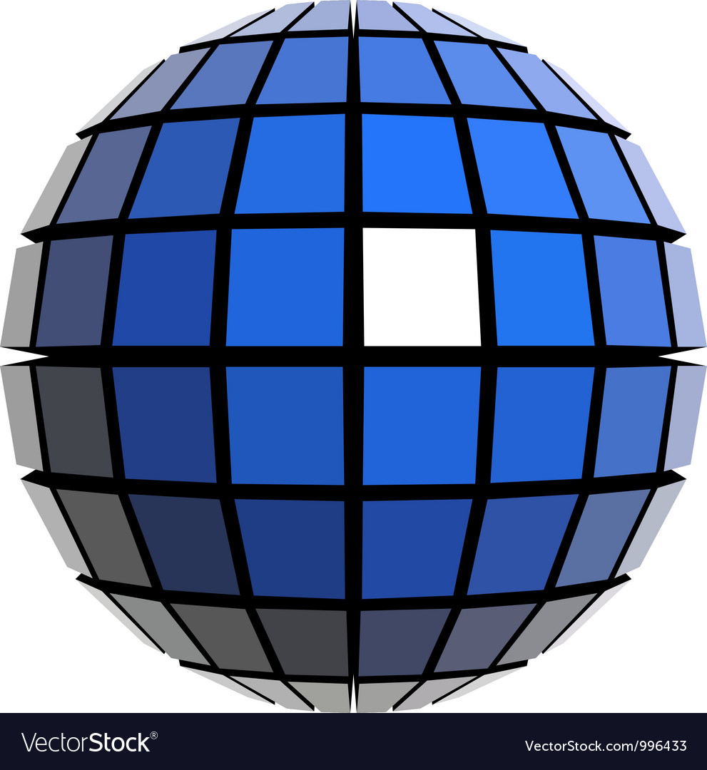 Global sphere Royalty Free Vector Image - VectorStock