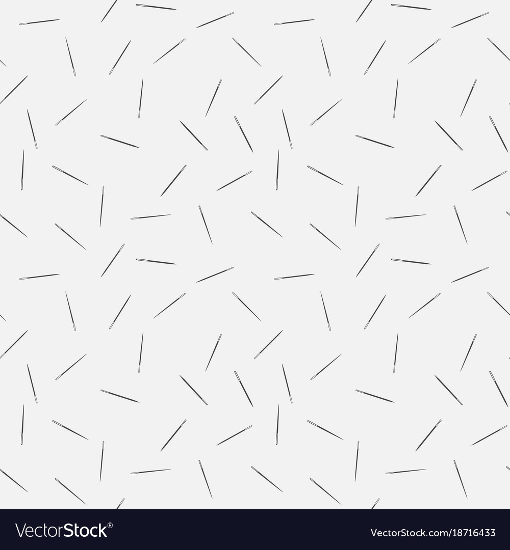 Needle seamless pattern or texture Royalty Free Vector Image