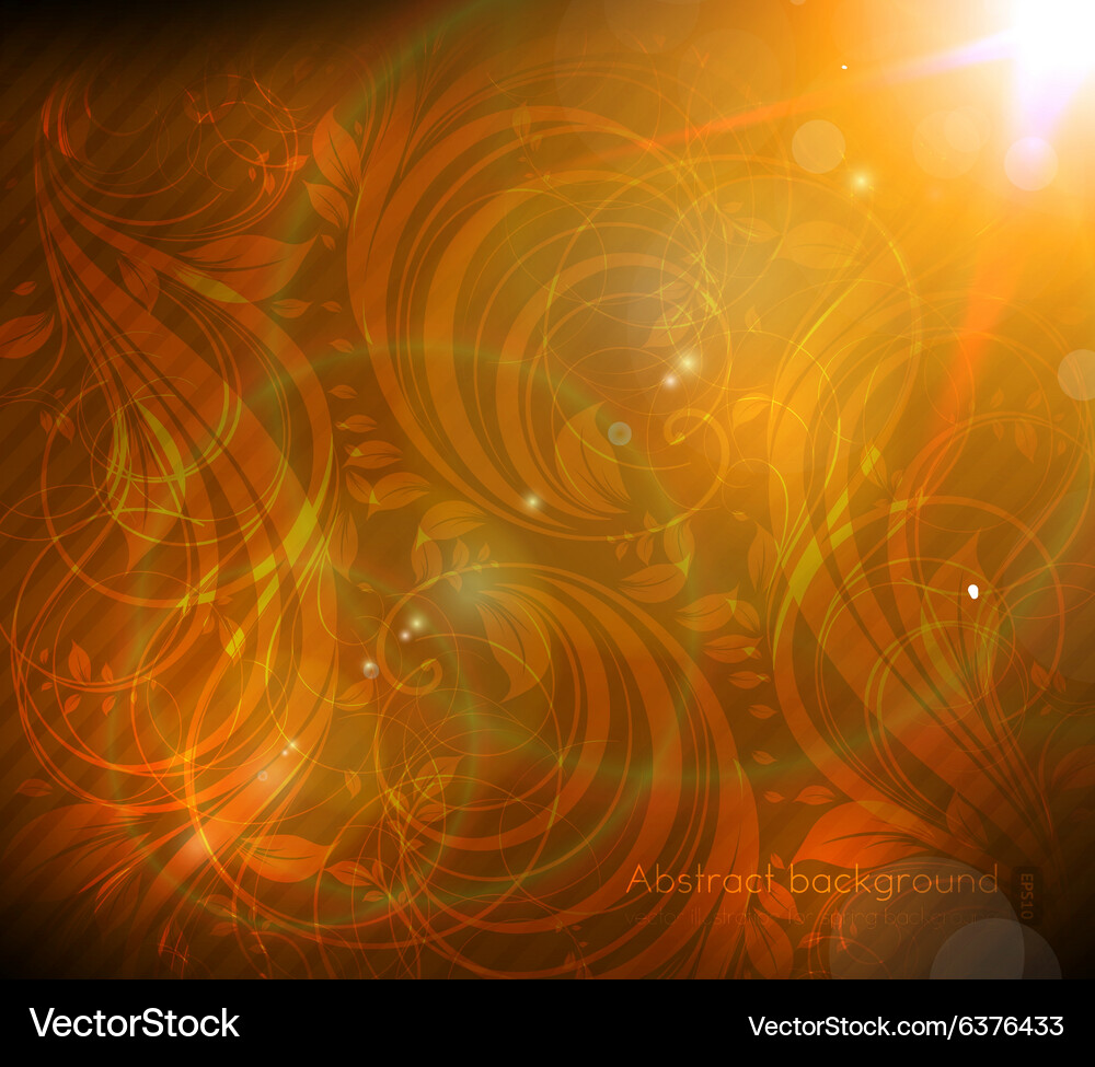 Seamless floral wallpaper with sunshine Royalty Free Vector