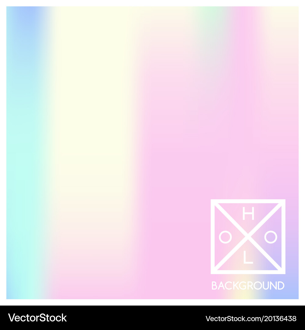 Holographic background holo sparkly cover Vector Image