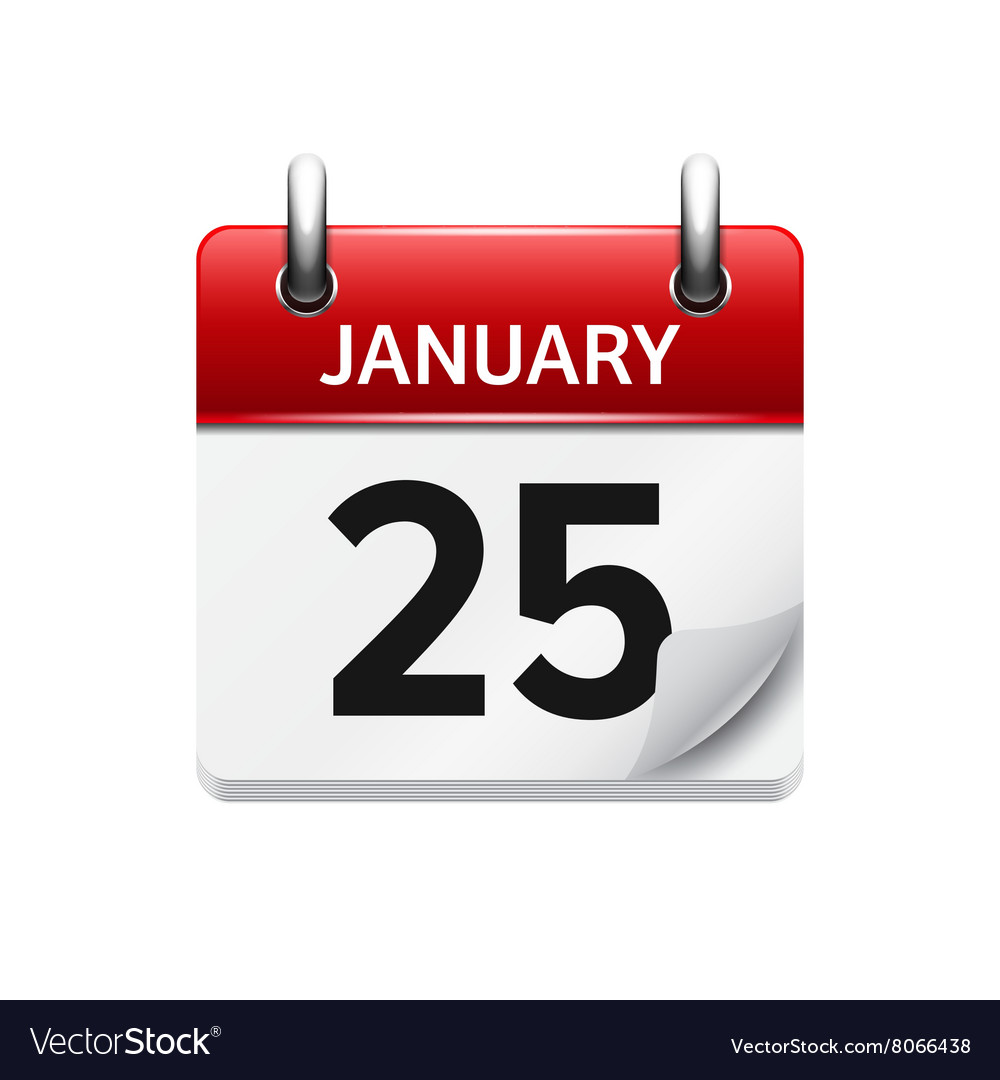 January 25 Calendar Kiah Selene