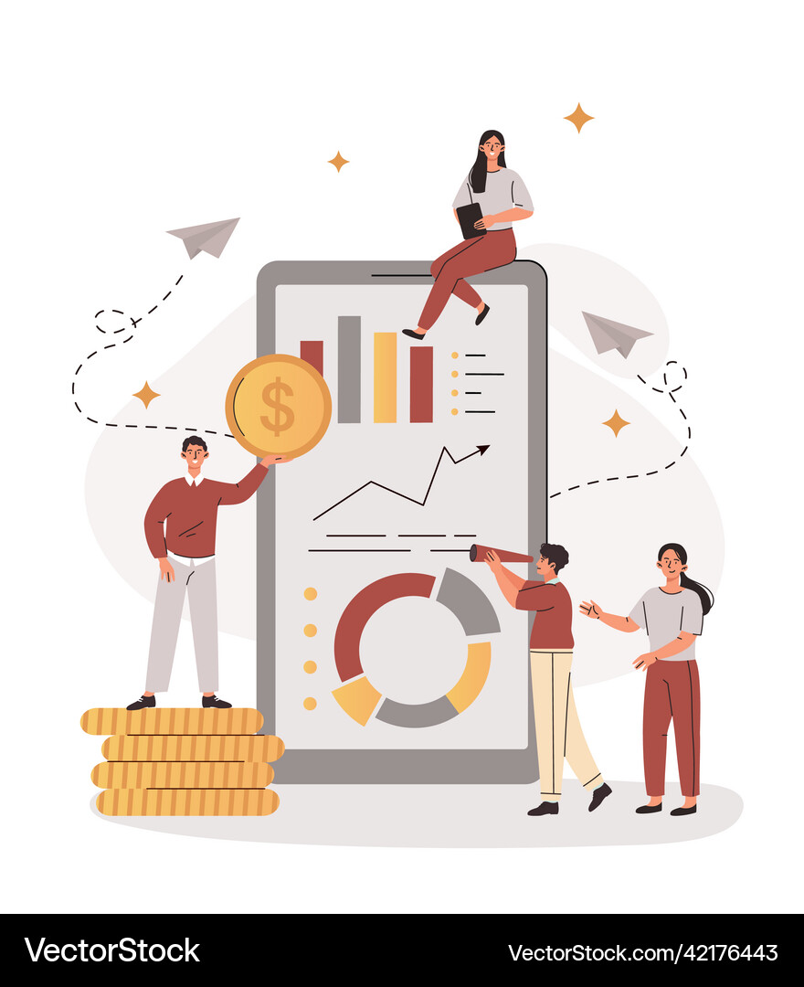 Financial transactions non cash payment Royalty Free Vector