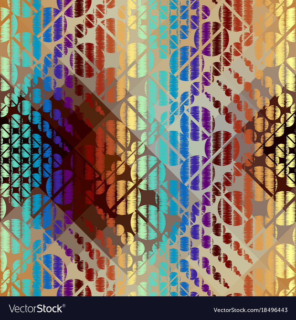 Geometric abstract pattern Royalty Free Vector Image