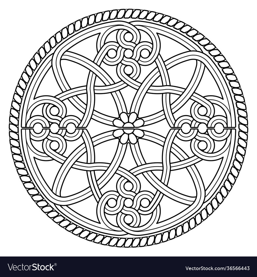 Rosette Royalty Free Vector Image - VectorStock