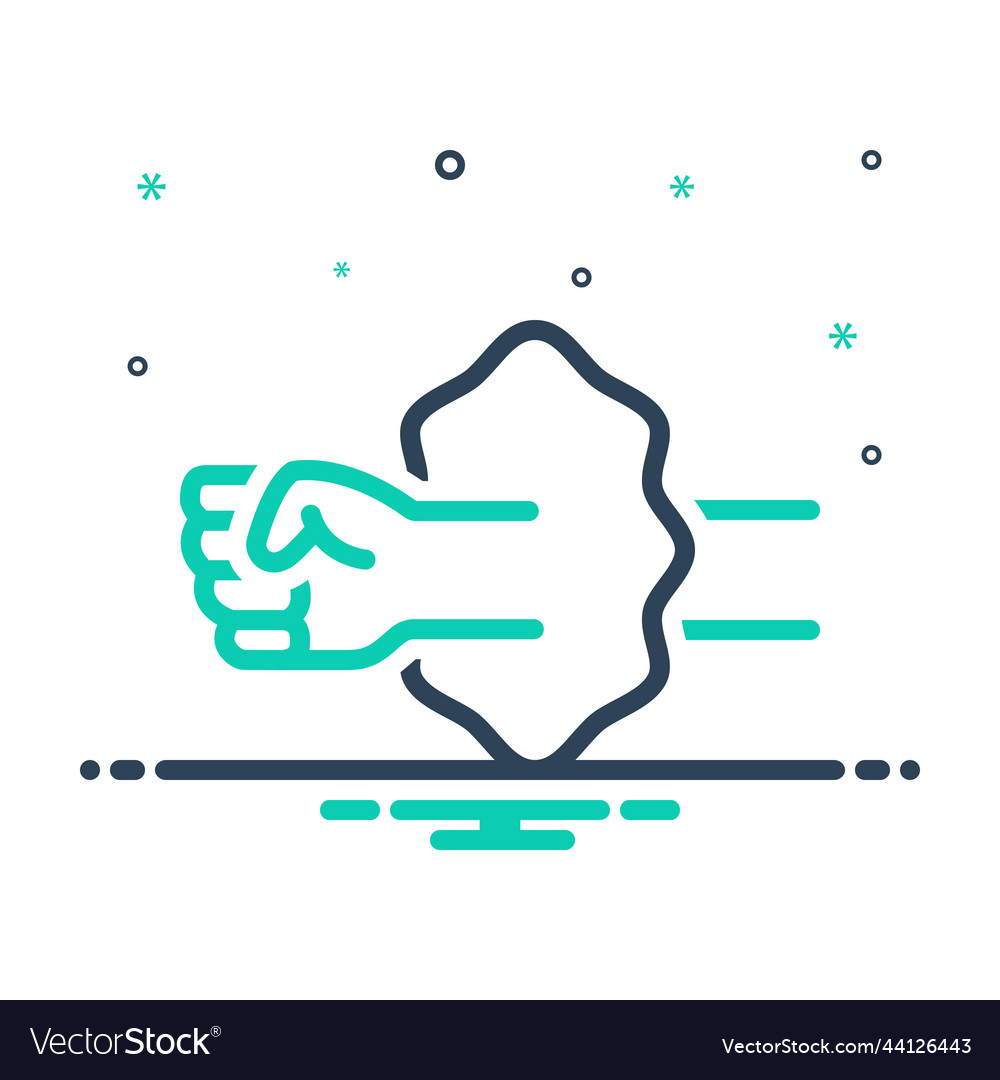 Through Royalty Free Vector Image - VectorStock