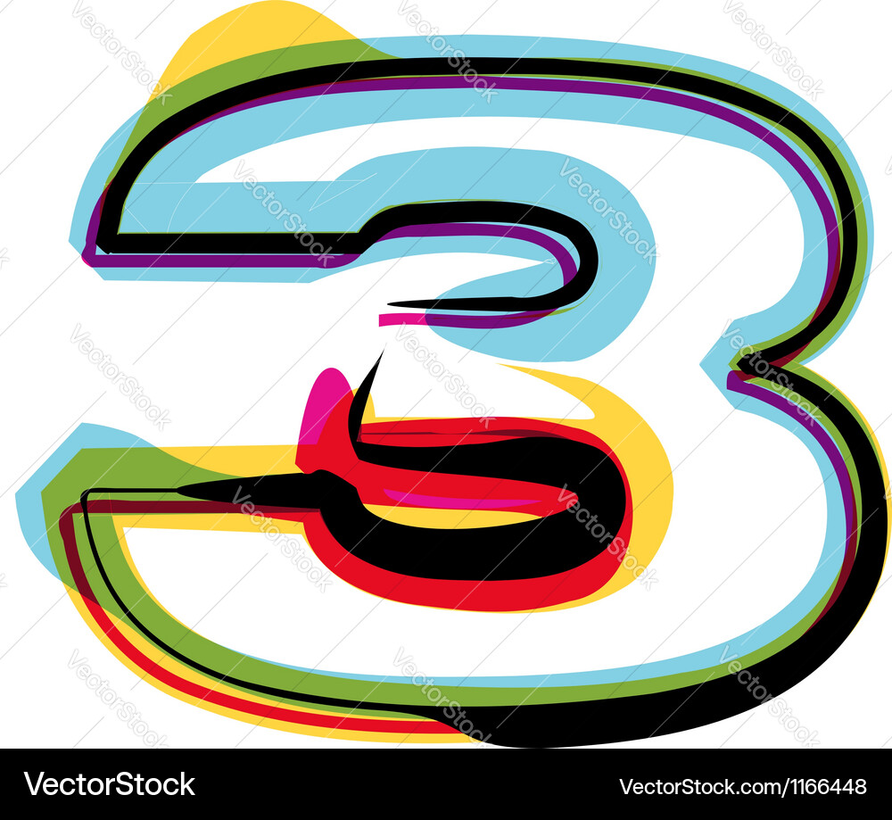 Colorful font Royalty Free Vector Image - VectorStock