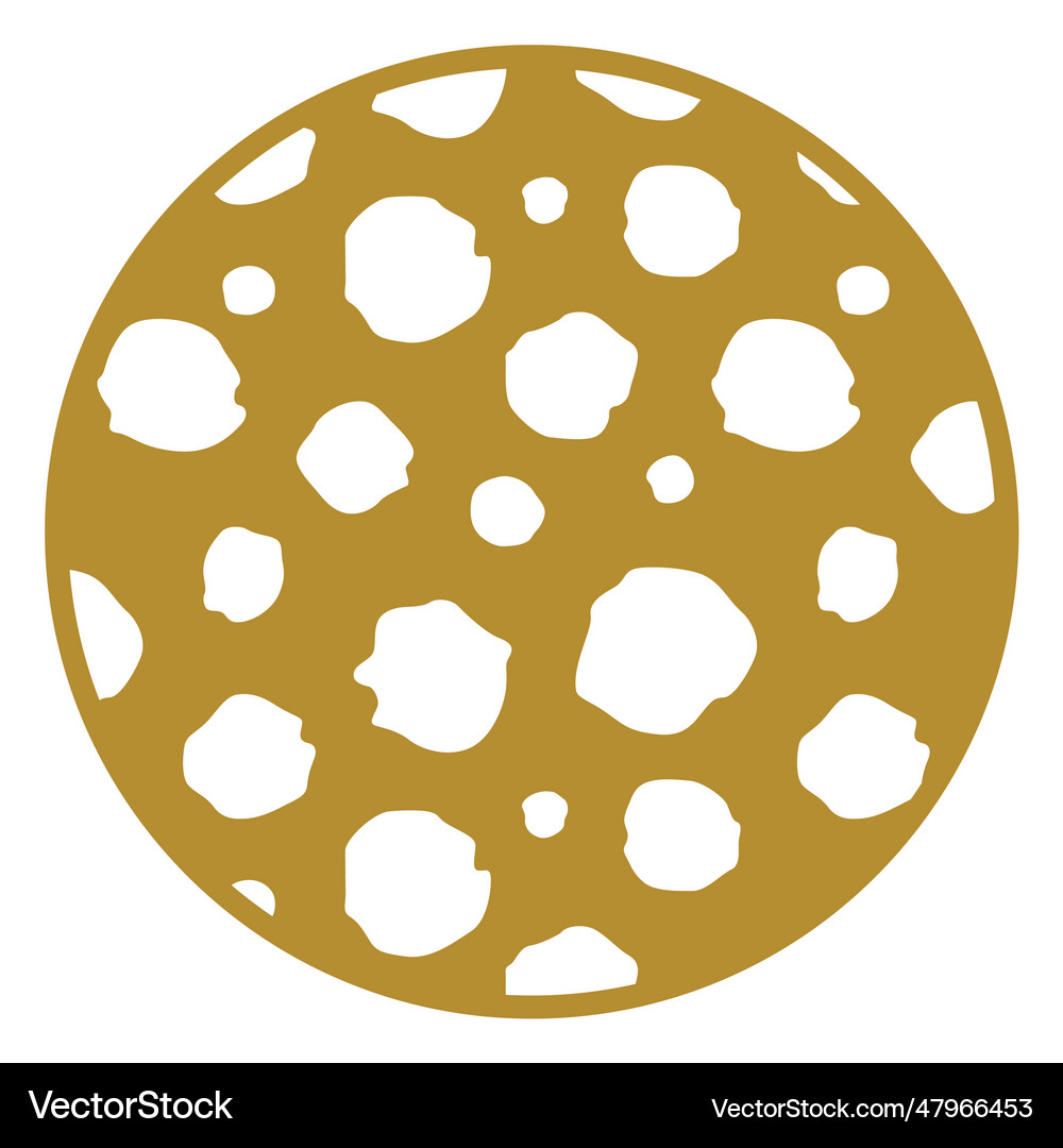 Cheetah print badge Royalty Free Vector Image - VectorStock